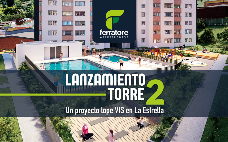 Torre 2 proyecto de Vivienda de Interés Social en La Estrella